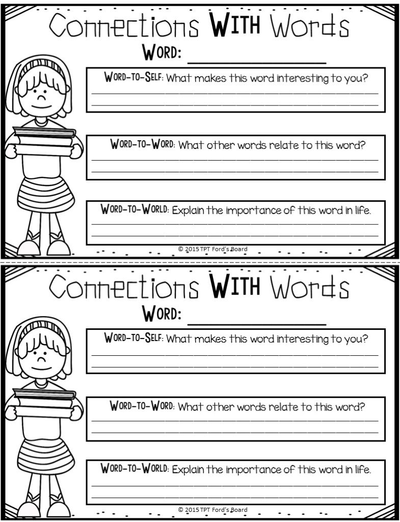 25 Vocabulary Activities for Word Nerds! • Ford's Board