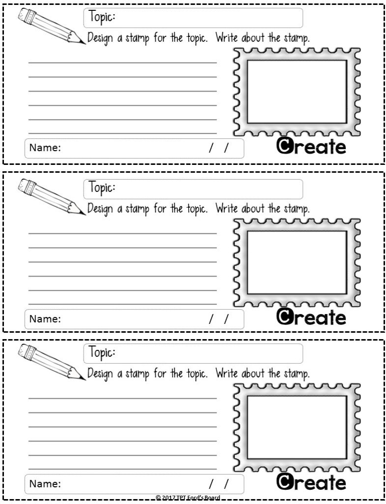 Bloom's Taxonomy Exit Slips - Set 2 • Ford's Board